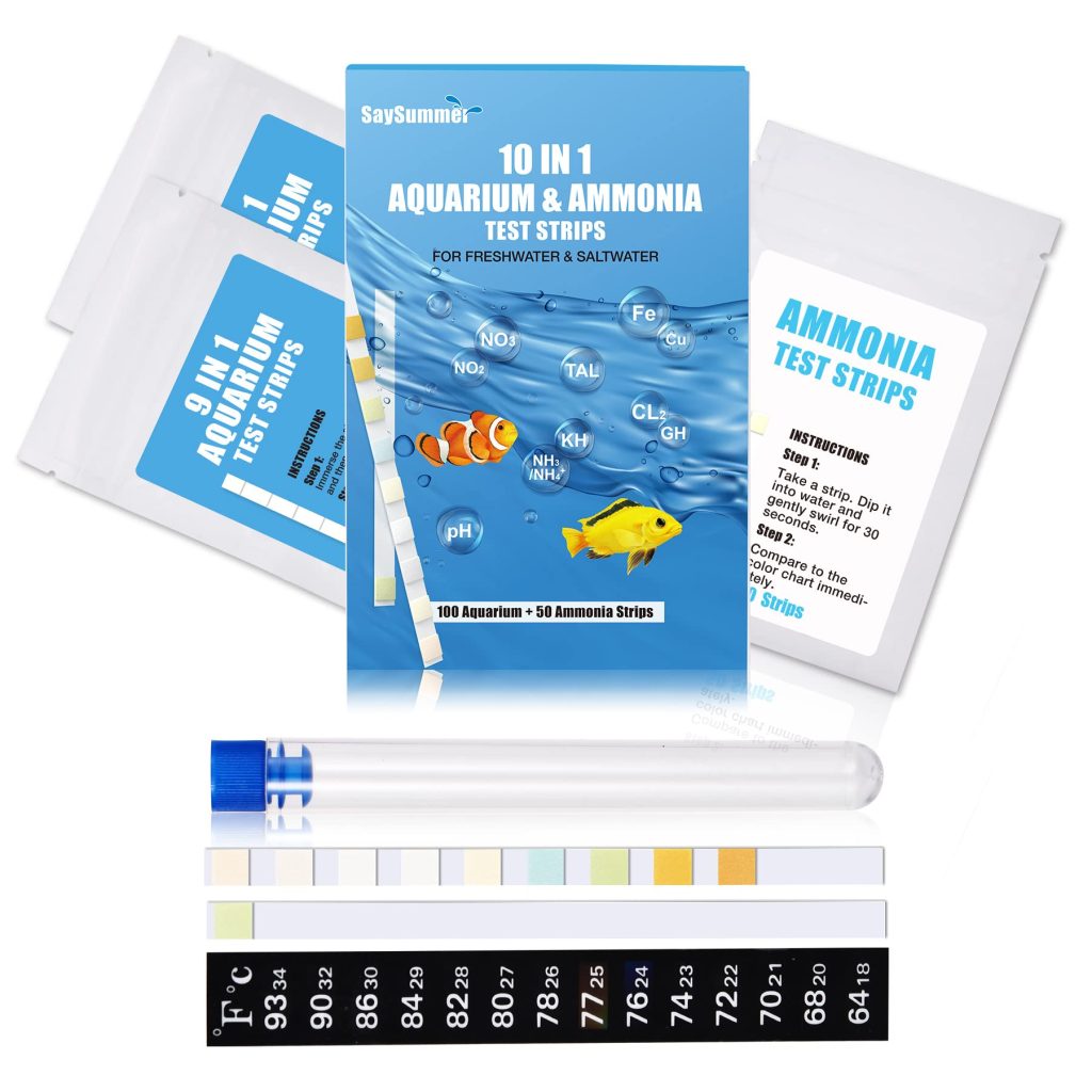 Review of 9-in-1 Aquarium Test Strips – 100 Strips for Freshwater and ...