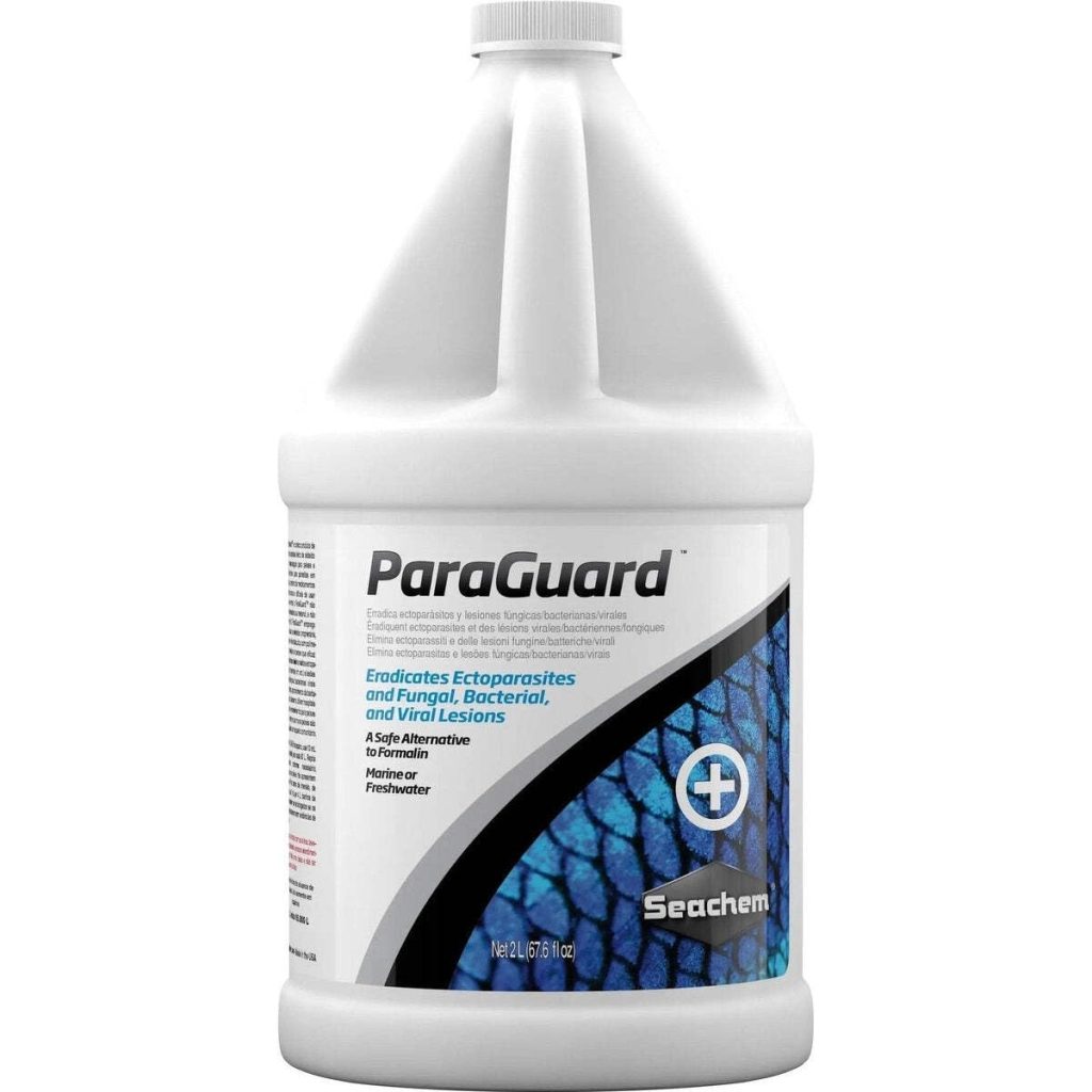 Review of Seachem ParaGuard 100ml: Treat External Fungal/Bacterial ...